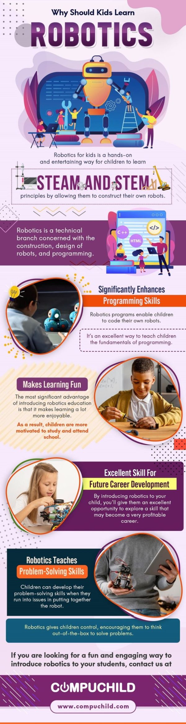 Why Should Kids Learn Robotics - CompuChild
